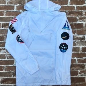 Chemistry | Jackets & Coats | Nasa Usa Mens Blue White Hooded Jacket ...